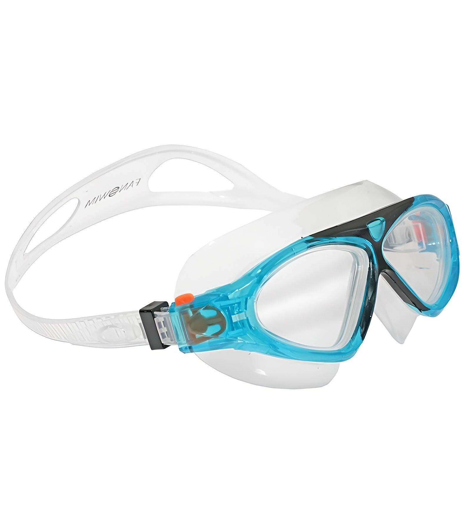 Очки-маска FanSwim К48, UV-защита, прозрачные, для детей от 6 лет