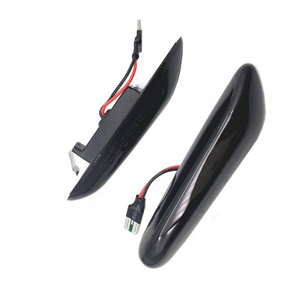 Динамический светодиодный поворотник боковой габаритный светильник для BMW E81 E82 E87 E88 E90 E91 E92 E93 E60 E61 E83 E84 1 3 5 серии x1 x3 2006 лампа Smoked black