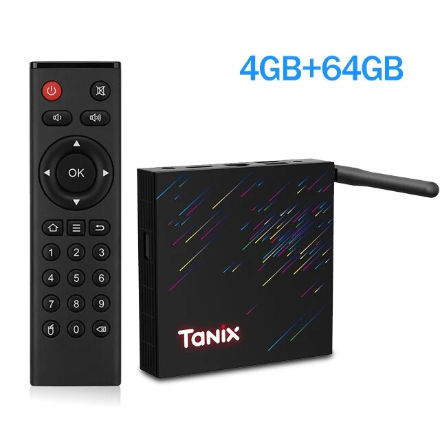 TANIX Smart TV Box 4GB+64GB, EU Plug