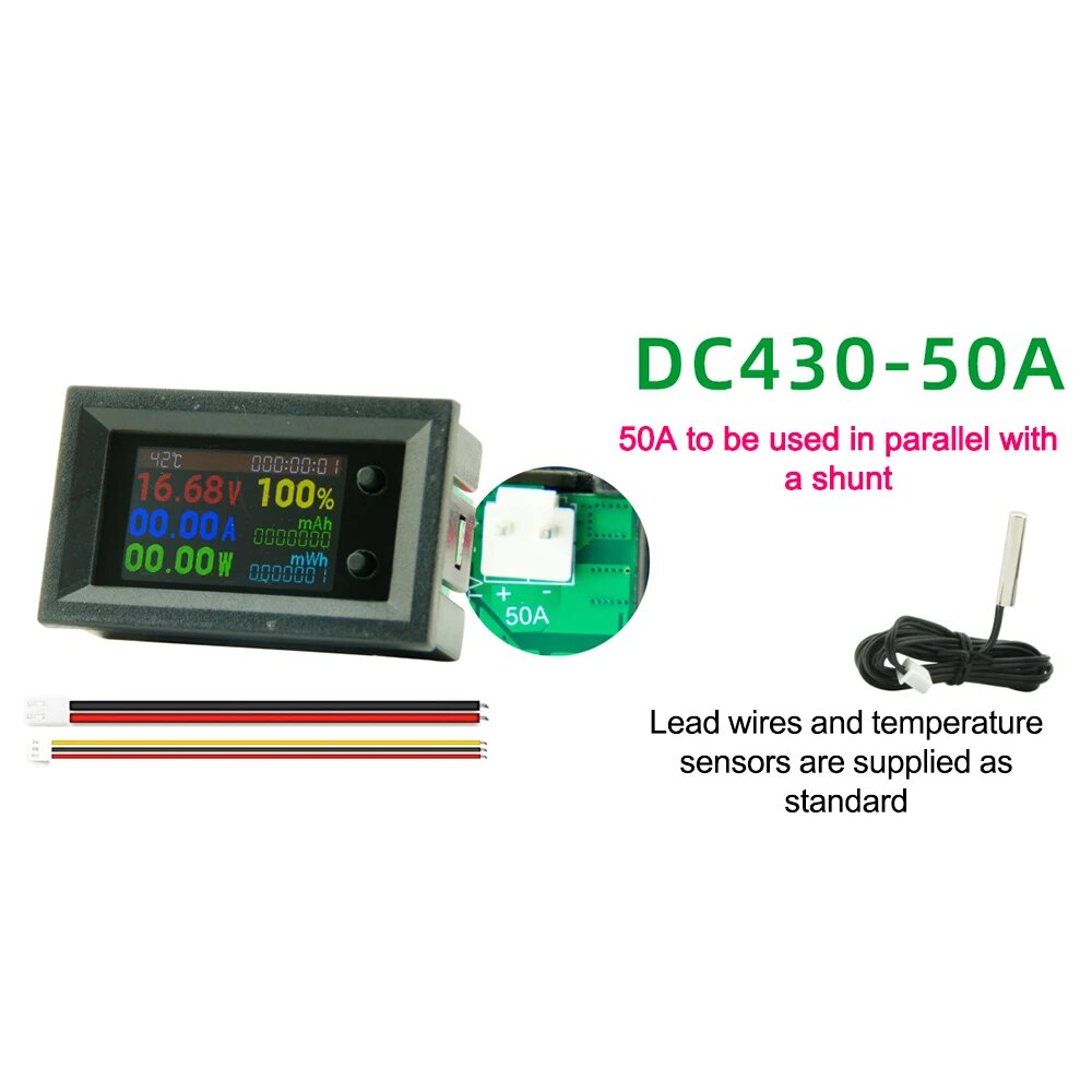 DC430-50A многофункциональный тестер 50A