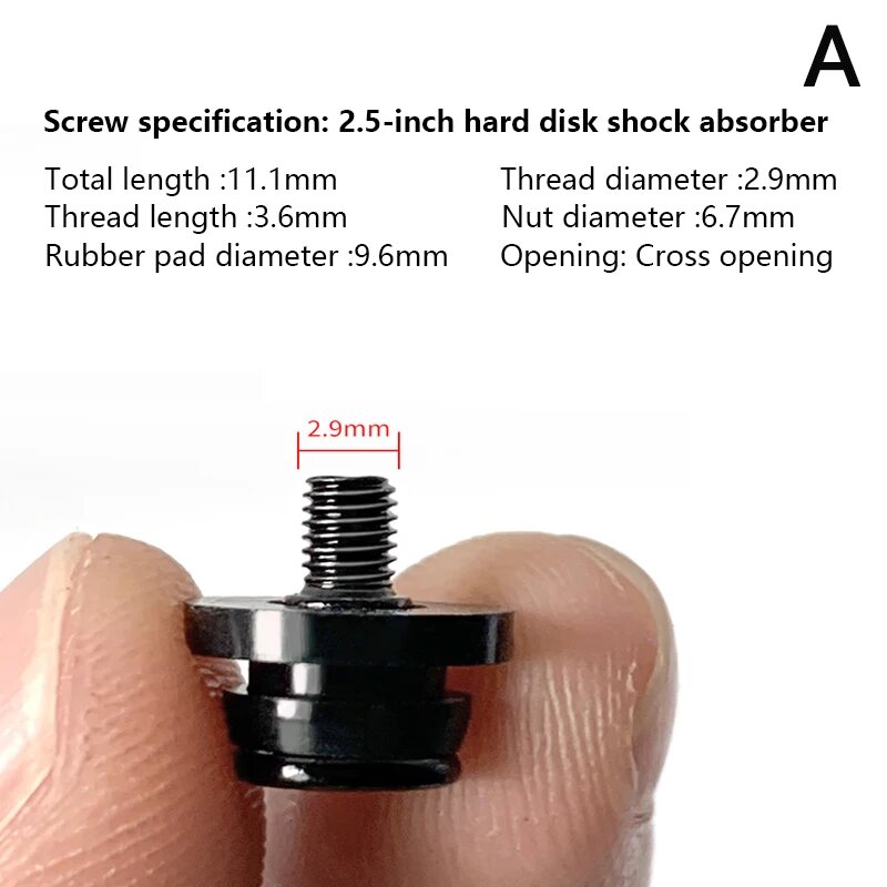 Стальные противоударные винты для жестких дисков 3.5/2.5 дюйма A
