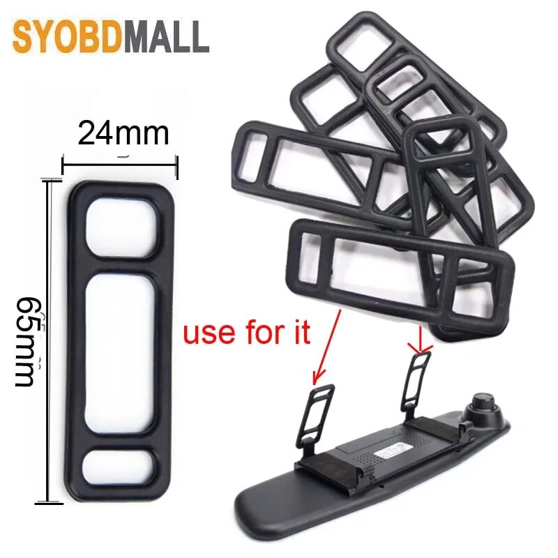 Повязка для крепления камеры на зеркало заднего вида, 10 шт.