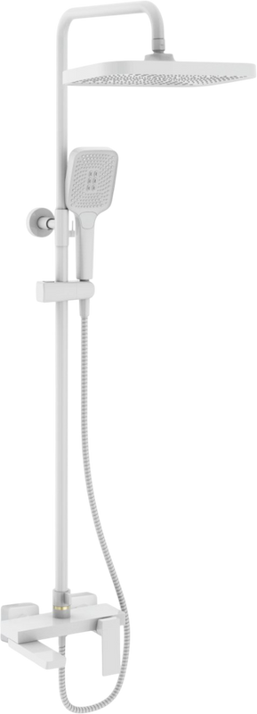 Душевая стойка Rose R1836C белый