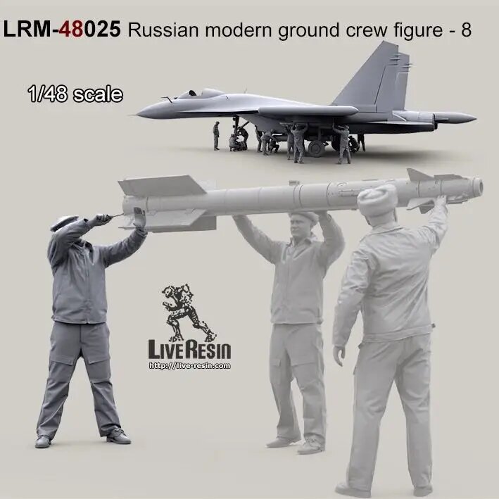 Фигурка модели из смолы 1/48 GK, комплект в разобранном и неокрашенном виде