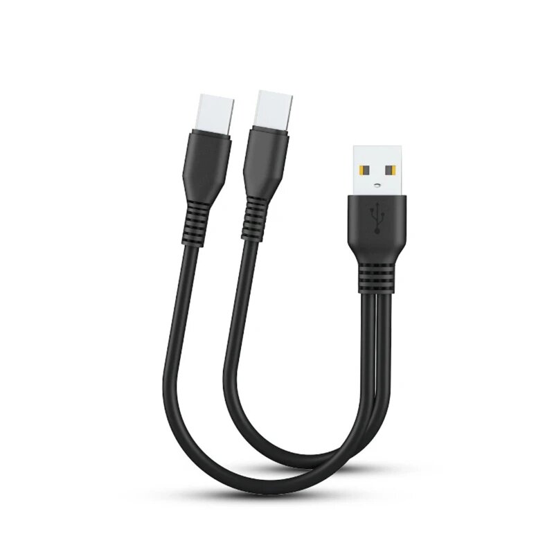 Разветвитель USB C 2 в 1, черный