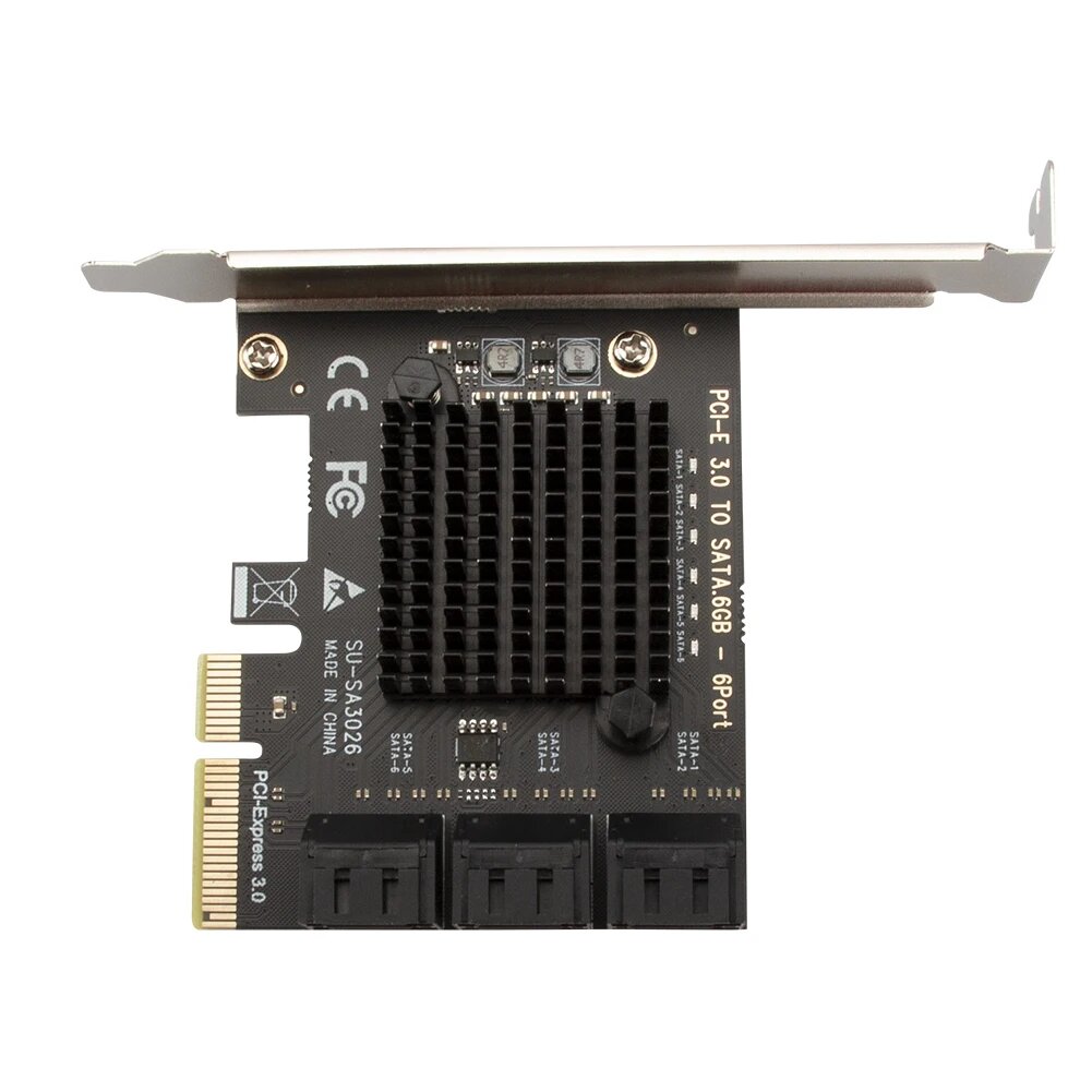 PCIe SATA Адаптер 6 Портов