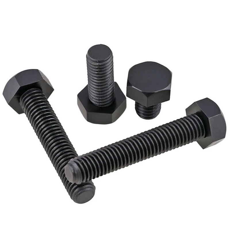 Нейлоновые черные винты с шестигранной головкой и внешней головкой M3 M4 M5 M6 M8 M10 M12 Пластиковые изоляционные шестигранные болты