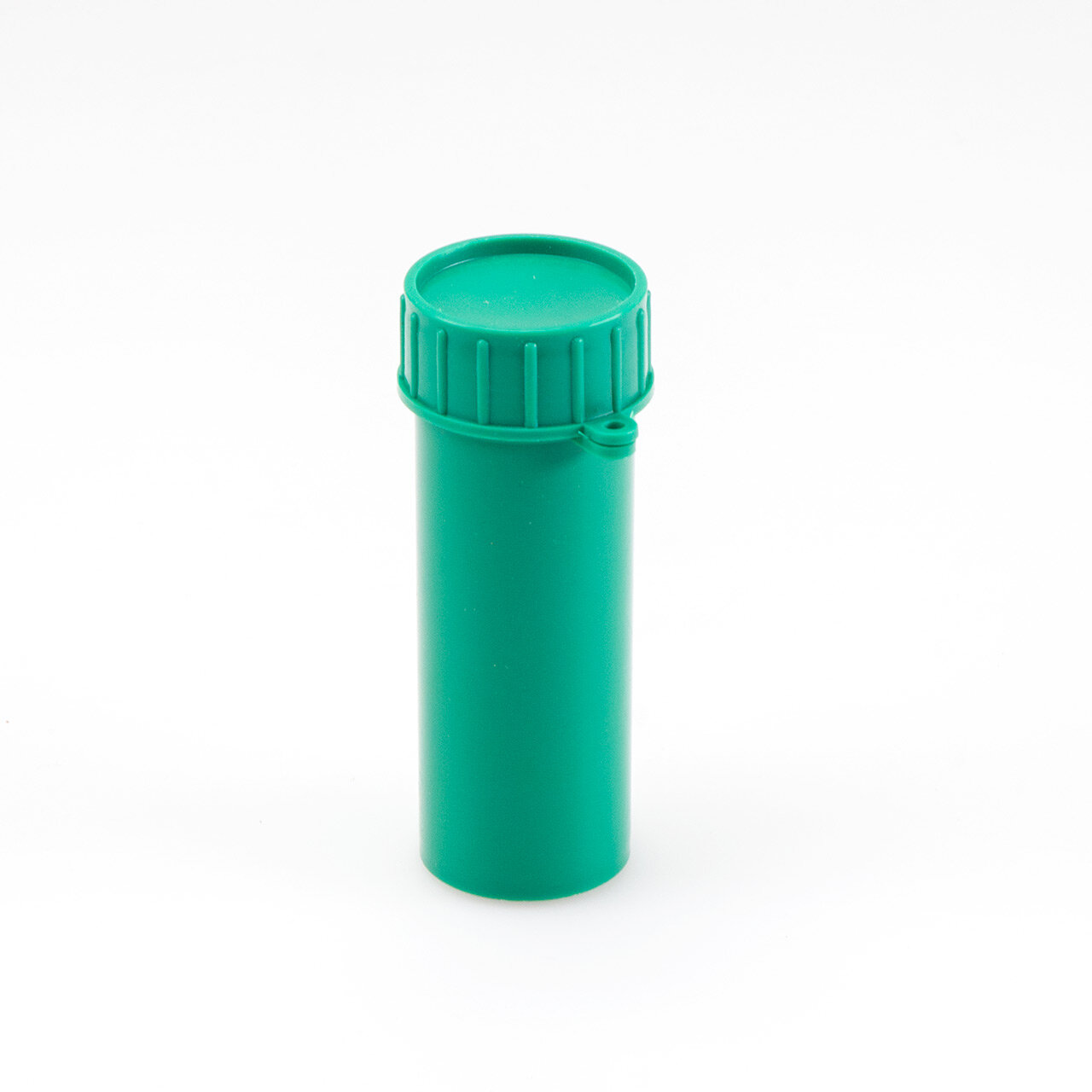 Пенал тубус зеленый для ключей пластиковый 100 мм, диаметр 40 мм