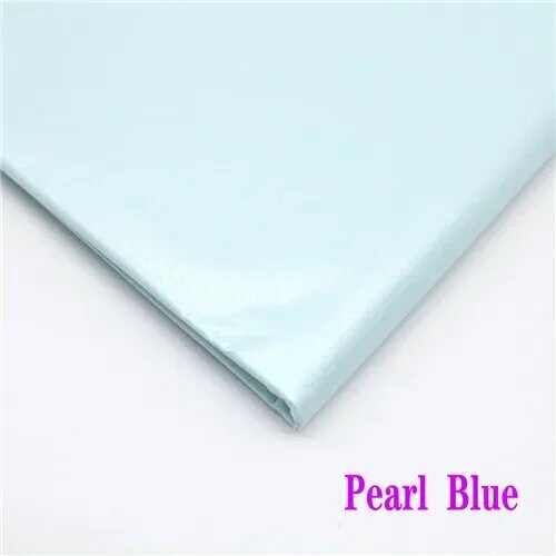 Папиросная бумага металлический и жемчужный цвета 50*66 см 10 листов Pearl Blue