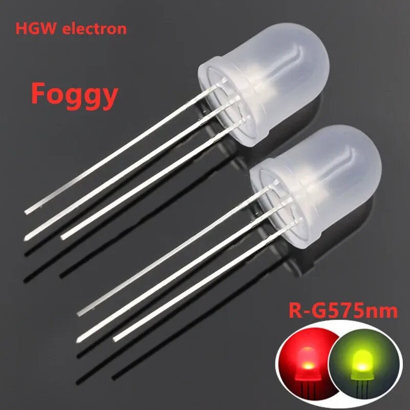 Светодиод HGW Fogy Anode R-G575, 10мм