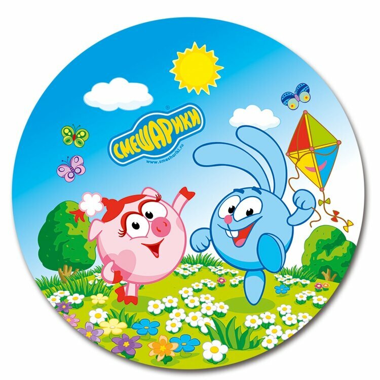 Тарелка Смешарики 17см 8шт