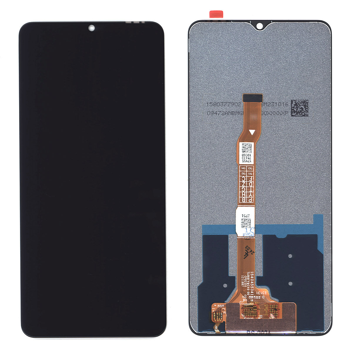 Дисплей для Vivo Y36 4G/5G (V2247) в сборе с тачскрином черный