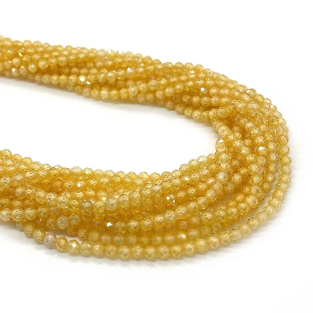 Бусины цирконий 2 мм, цвет B, 200шт
