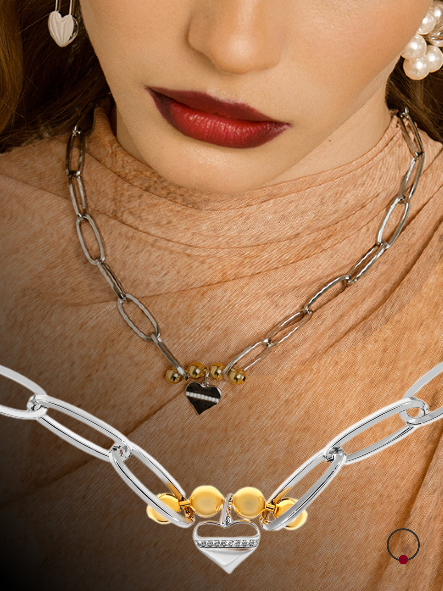 Колье, кристалл