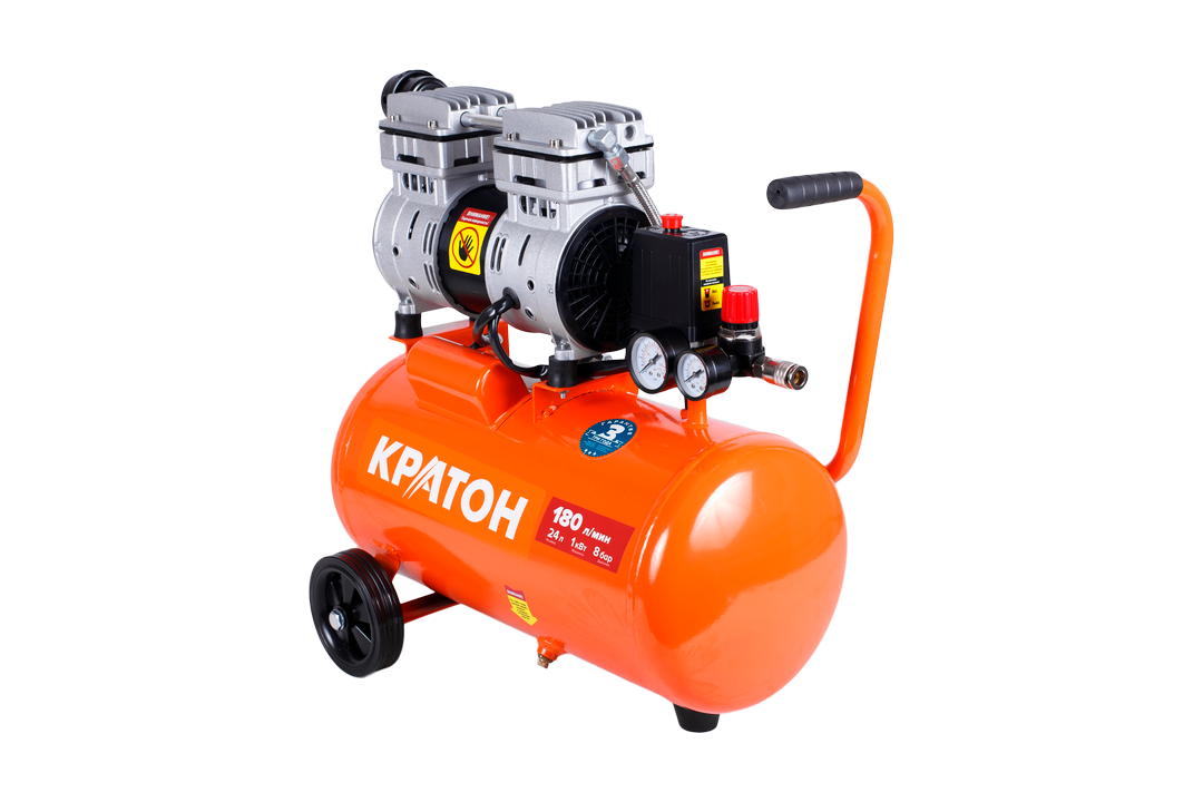 Компрессор с прямой передачей безмасляный Кратон AC-180-24-OFS