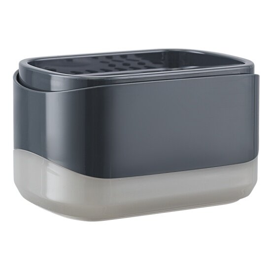 Диспенсер Smart Solutions Nori для жидкости для мытья посуды, 350 мл, темно-серый (SS0000225)