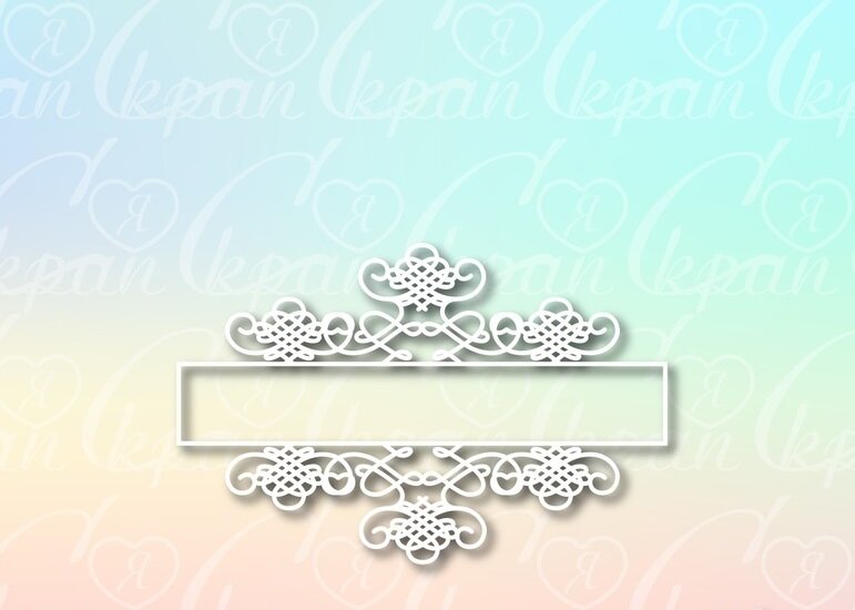 Чипборд LM-73 Прямоугольная Рамка