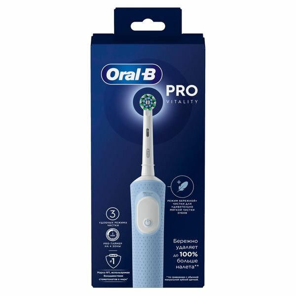 Щетка зубная электрическая Vitality Pro D103.413.3 тип 3708 с зарядным устройством тип 3757 Oral-B/Орал-би