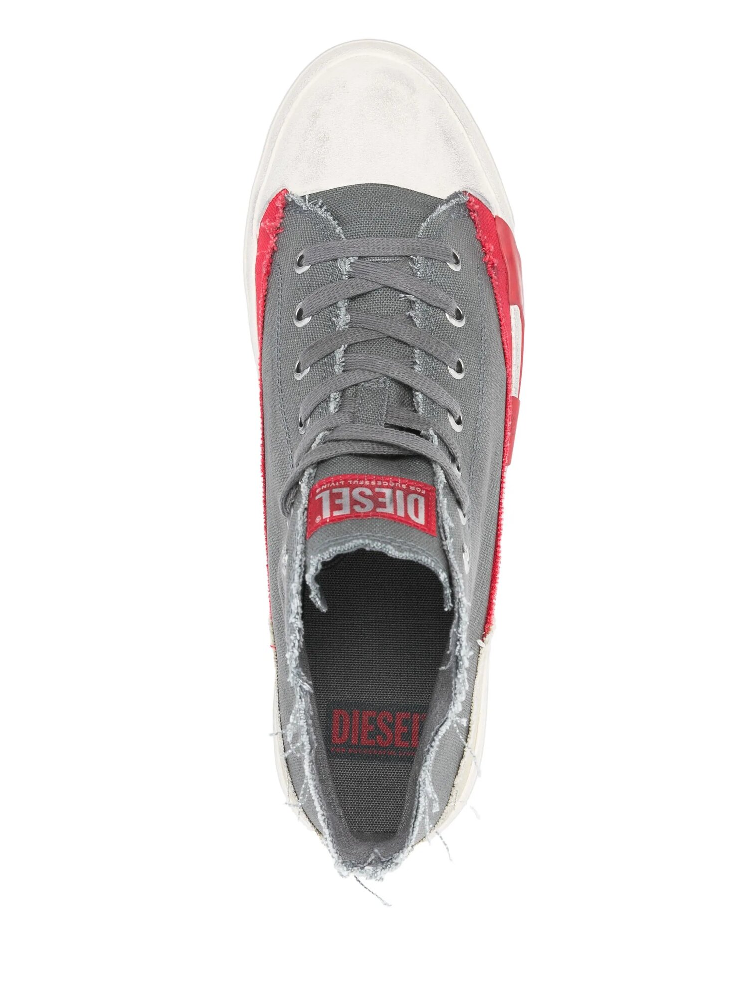 Кроссовки DIESEL S-D-Verse Mid, размер 43 EU, серый — фото 1