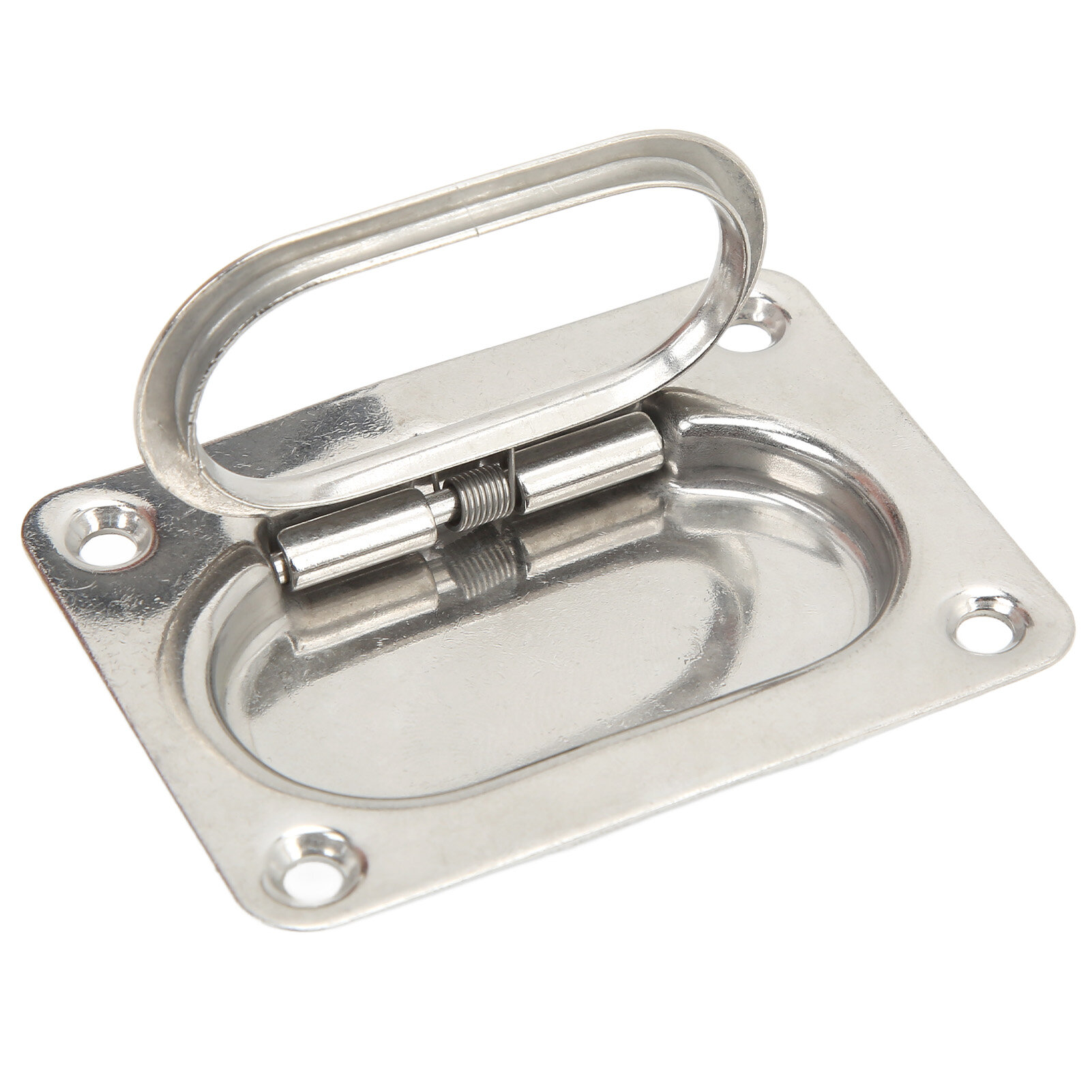 Ручкаскоба для люка 76x57 мм, нержавеющая сталь 304, полировка