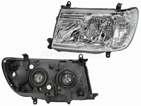 Фара Toyota Land Cruiser (J100) 05-07 (Слева/ Галоген/ С электрокорректором) Sat арт. ST-212-11H9L-LD-EM