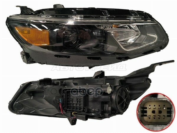 Фара Chevrolet Malibu 15-18 (Справа/ Галоген/ Ручная регулировка) Sat арт. ST-335-11M9R