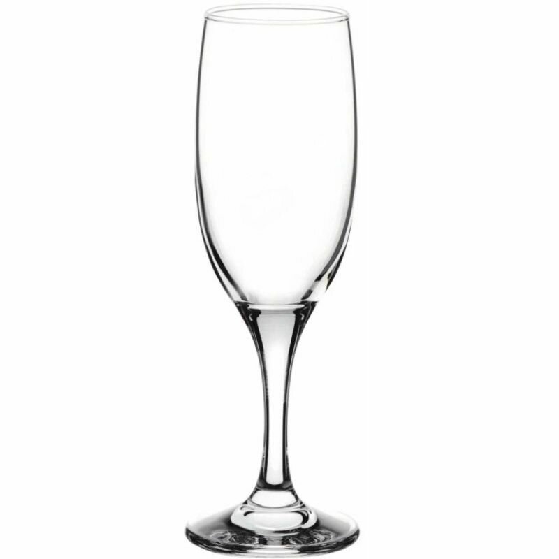 Бокал Pasabahce флюте, Бистро 190 мл диаметр 54 мм высота 190 мм 12 шт в упаковке (6229)