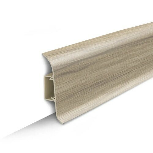 Пластиковый плинтус Идеал Classic 55 мм Клён северный 263