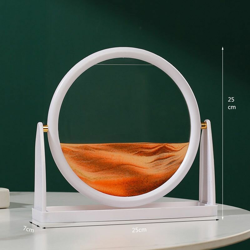 Песочные часы антистресс с 3D эффектом, уникальный декор для дома и офиса, расслабляющая картина из песка
