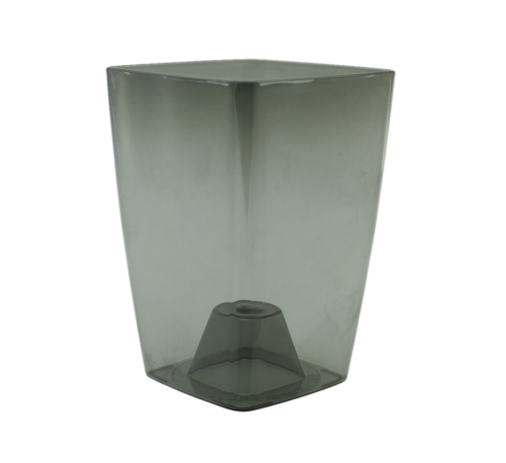 Сильвия кашпо для орхидей 1,9л d12,5 h18см дымчатый /18