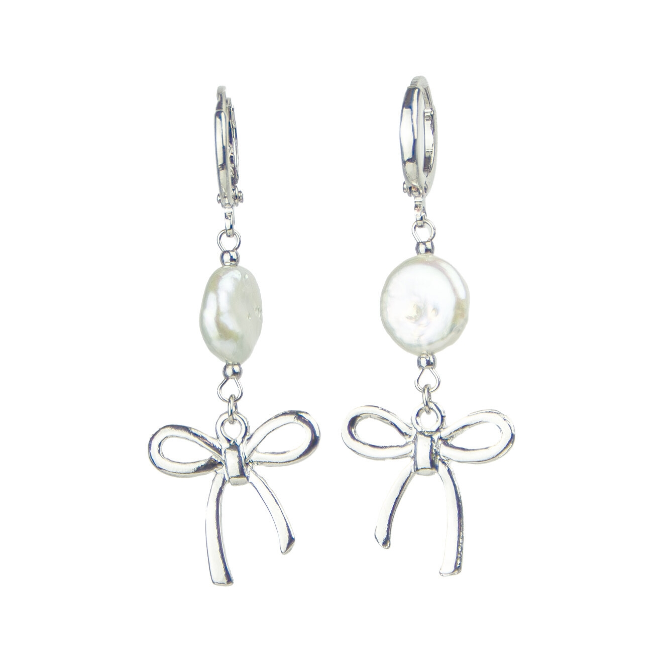 Серьги с подвесками, жемчуг культивированный