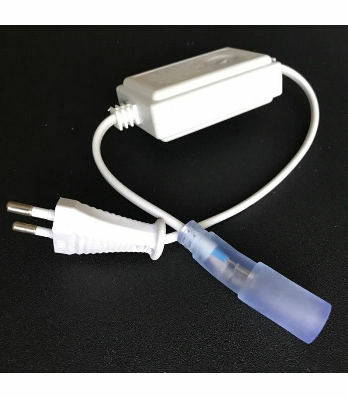 Вилка-контроллер для дюралайта круглого d11 мм, AC 220 В