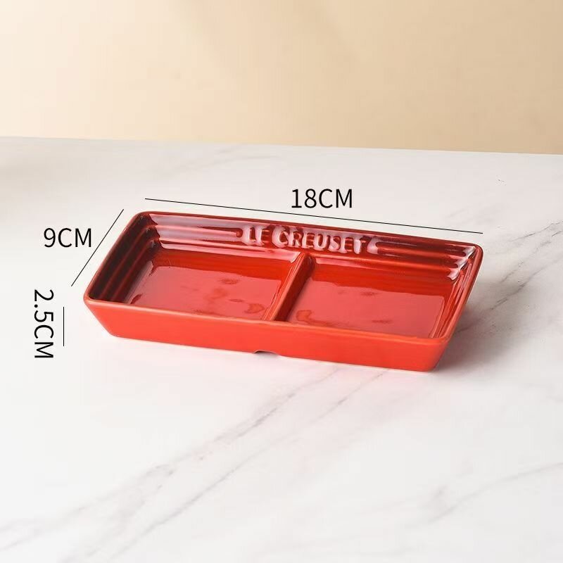 Японская тарелка для соуса Le Creuset с отделениями