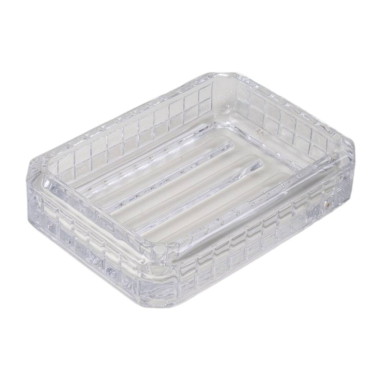 Emma мыльница из стекла для ванной комнаты с держателем и поддоном - стильный аксессуар