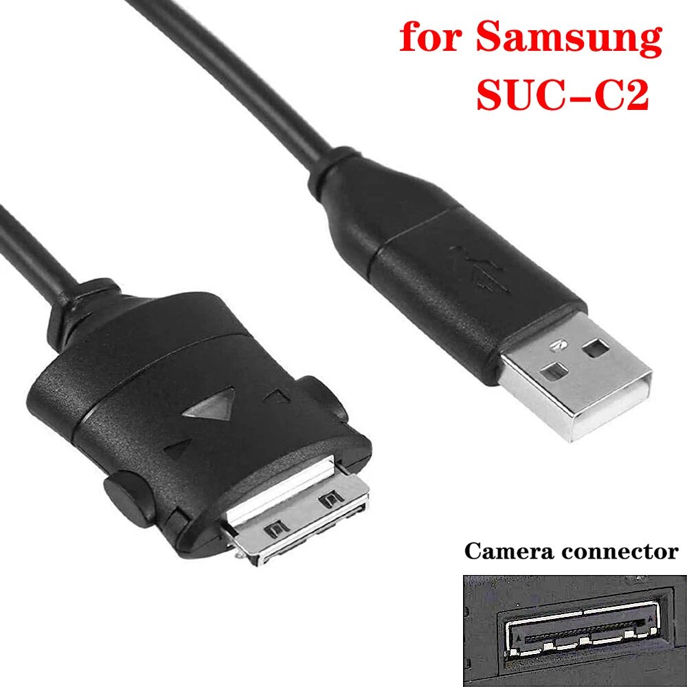 1 шт. SUC-C2 USB-шнур передачи данных для цифровых камер Samsung NV3 NV5 NV7 I5 I6 I7 I70 NV20 L70 L73 L74 L7
