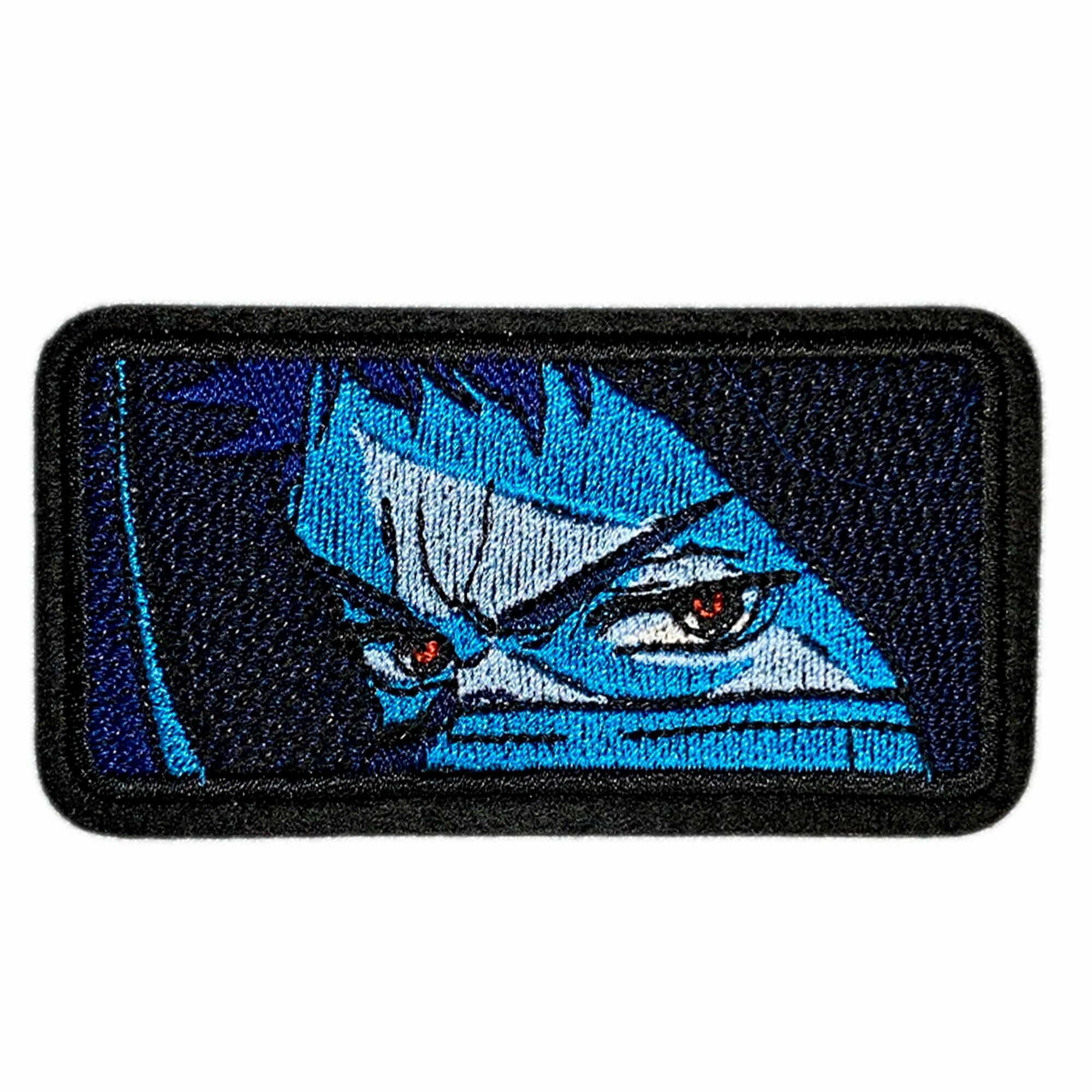 Нашивка, шеврон, патч (patch) Ниндзя Камуи Джо Логан, размер 8,3*4,3 см