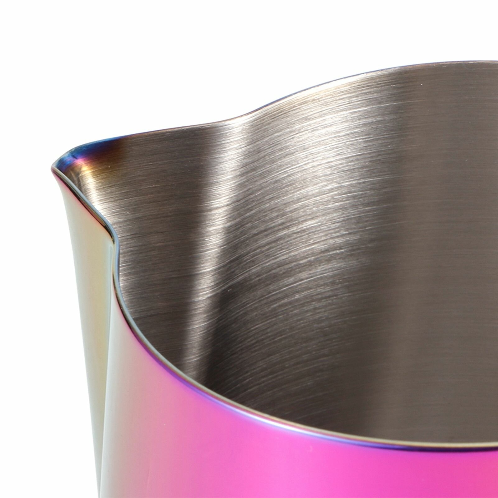 Кофейная чашка из нержавеющей стали 304, кувшин для вспенивания молока, кружка с ручкой для латте ArtColorful Purple, 350 мл