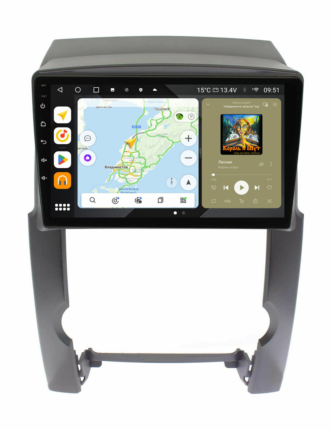 Магнитола Kia Sorento 2009 - 2012 / 10 дюймов, 4/64GB, 8 ядер, DSP, 4G, Android 10 / Wide Media