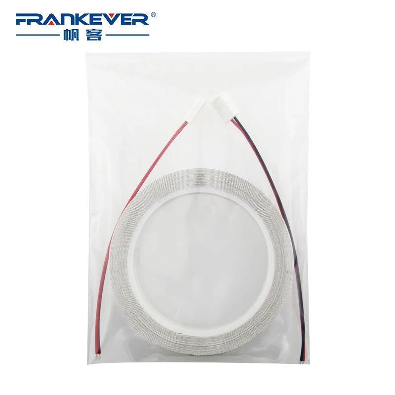 Клейкий плоский кабель для динамика FrankEver, «сделай сам», 5 м/компл, 2 медных провода под напряжение 36, светодиодный аудиопровод, удлинитель питания