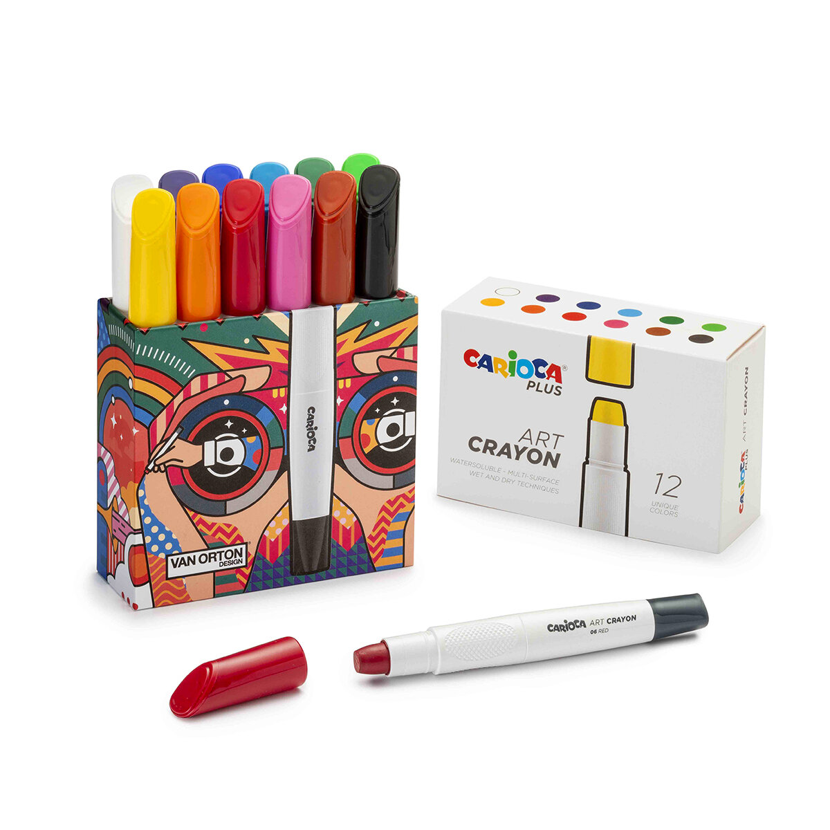 Набор художественных мелков "Carioca Plus" 12 цветов 45213