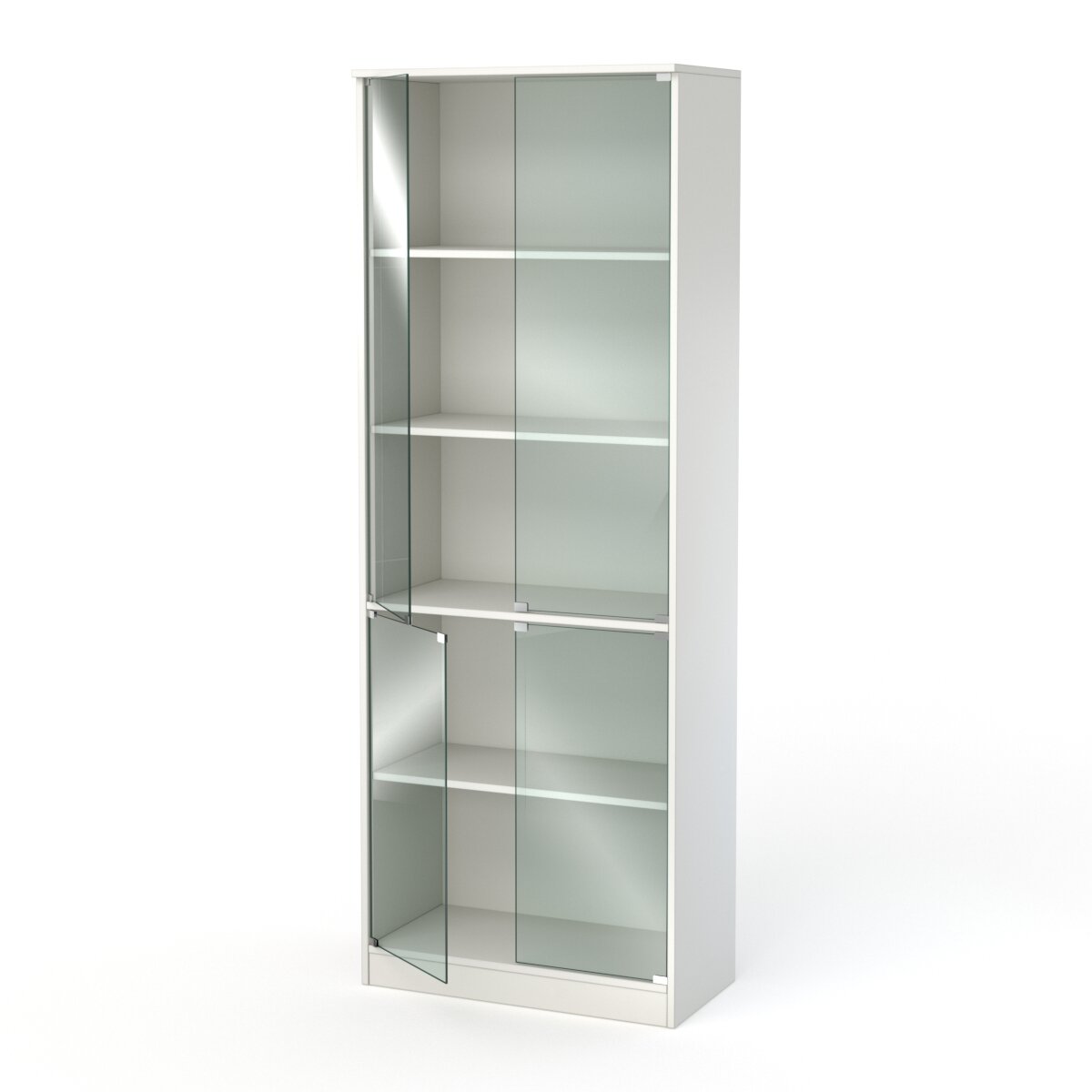 Шкаф-витрина офисный ШВ-51, Белый. Производитель товара - компания Westcom.