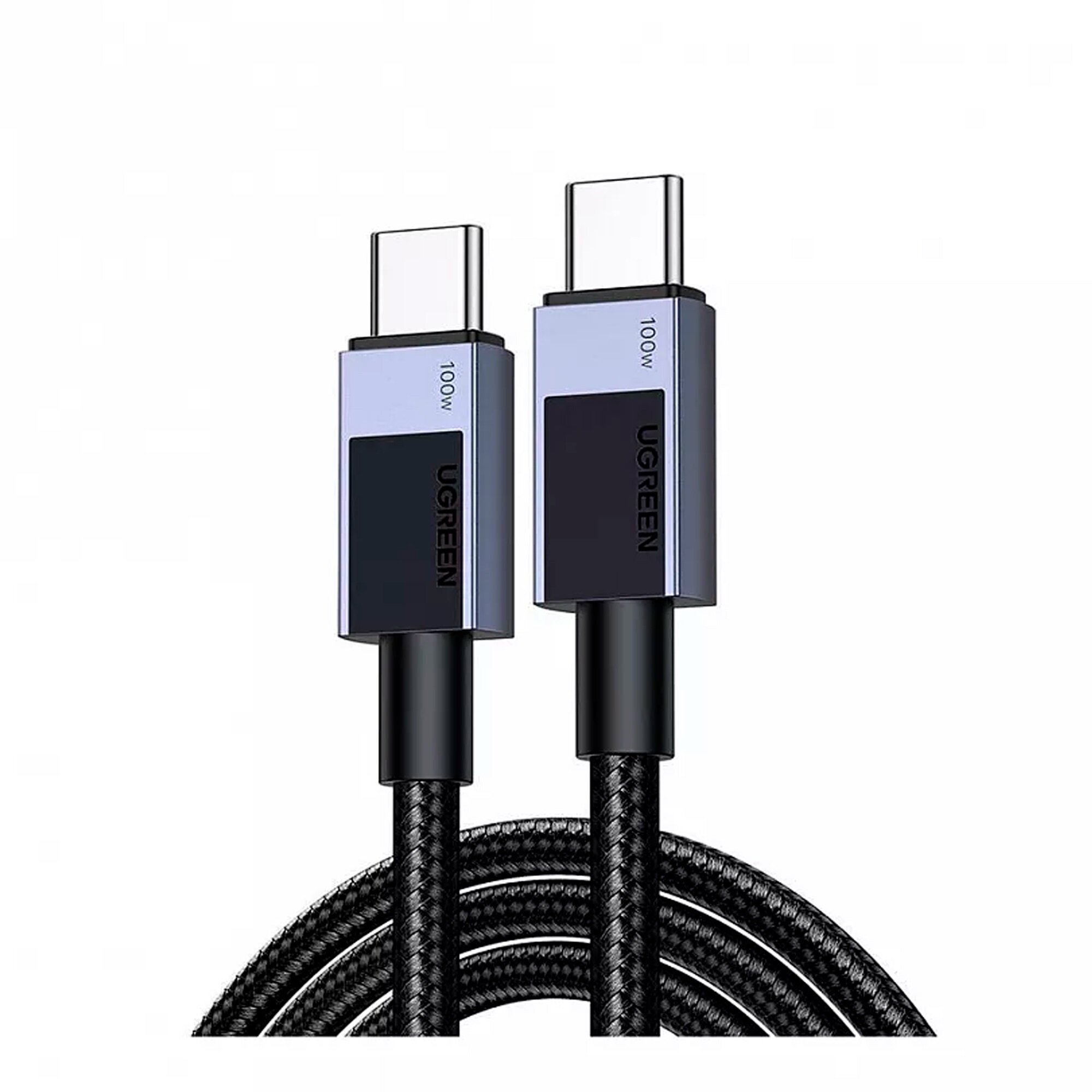 Ugreen L512 2.0 PD Fast Charging Cable black/grey usb кабель type-c/type-c 5a 0.5m