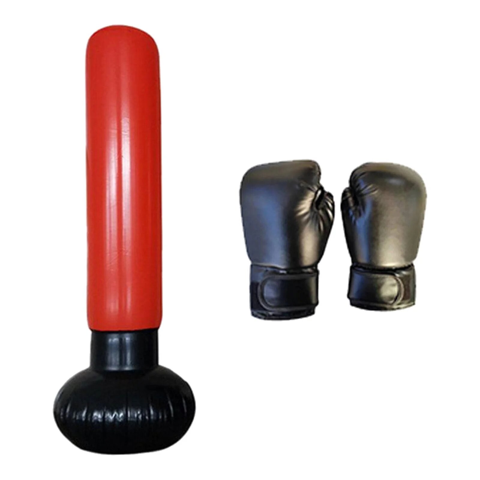 Надувной боксерский мешок фитнес-инструмент боксерская игрушка для детей для кикбоксинга каратэ красный