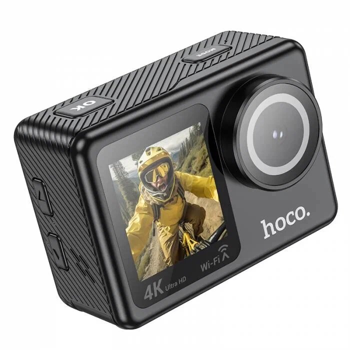 Спортивная камера HOCO DV102 4K anti-shake sports camera (черный)