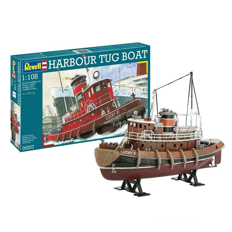 Revell 05207 1/108 Буксирная лодка из пластика для сборки