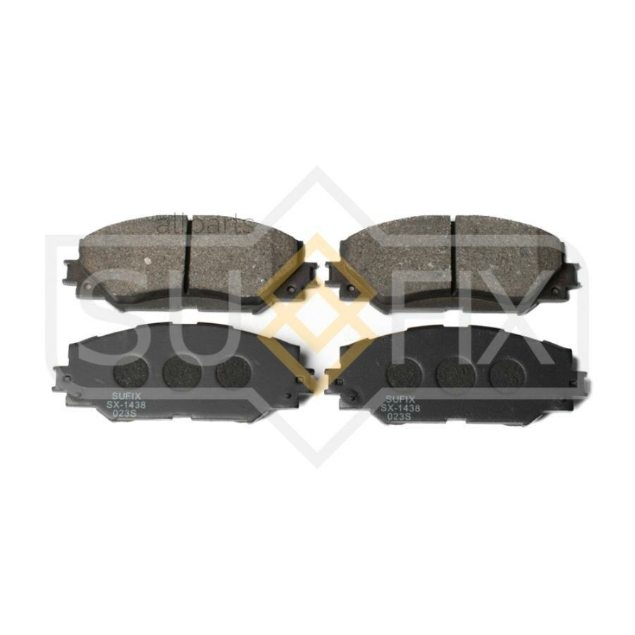SUFIX SX-1438 Колодки тормозные передние TOYOTA Auris (AKE) 1.4-1.6 07> / Corolla (AKE) 1.3-1.6 06>