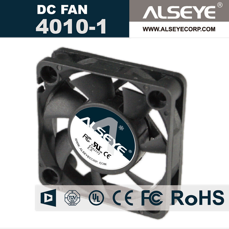 ALSEYE 4010 DC Вентилятор охлаждения, 12v 0.55A 7000RPM 40mm Вентилятор Radiator, Hydraulic Bearing Вентилятор охлаждения Cooler 40 x 40 x 10mm