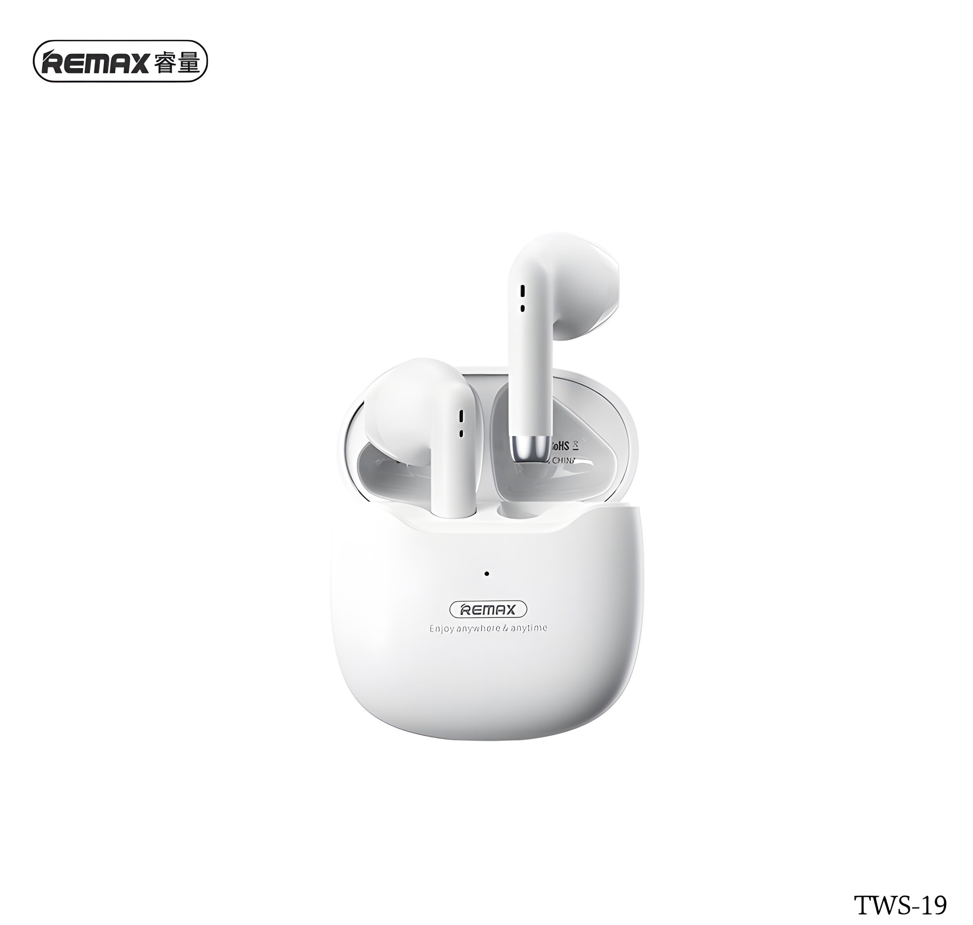 Беспроводные наушники REMAX TWS 19 mini, Type-C, Bluetooth 5.3, белый