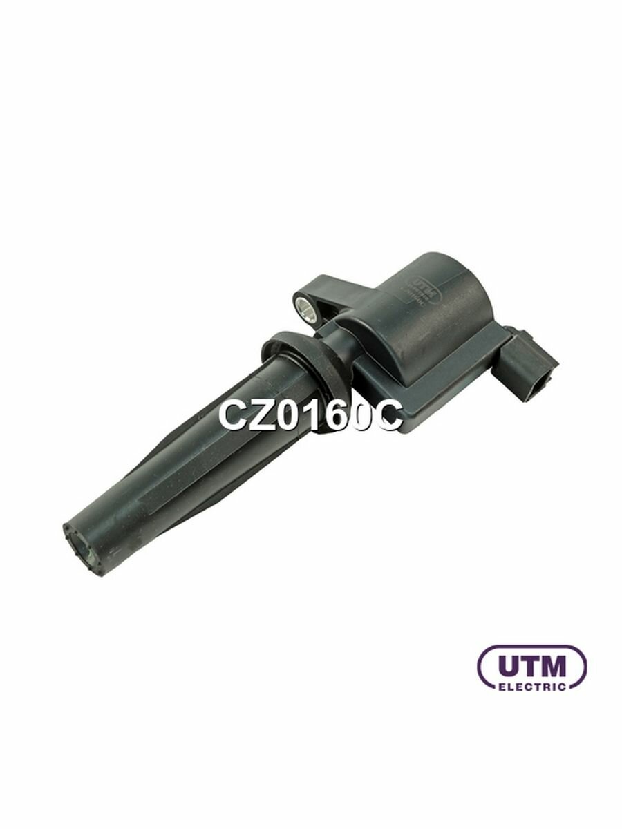Катушка зажигания UTM CZ0160C, для Ford, Mazda, Volvo, передняя, черная