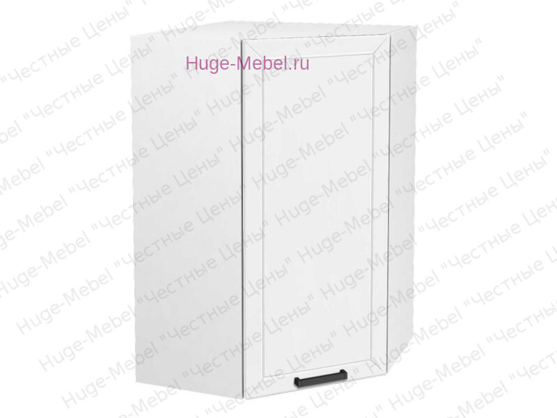 Угловой кухонный шкаф верхний высокий 600 Альфа (белый) Huge Mebel . Ширина 600 Высота 920. Кухонные шкафы